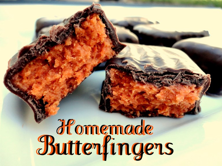 Homemade Butterfingers & Butterfinger Pops | Veronica's Cornucopia